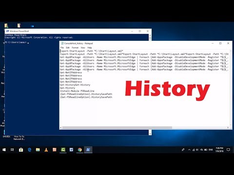 How to Get PowerShell Command History in Windows 10