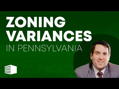 Zoning Variances in Pennsylvania