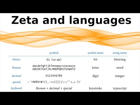 What are...zeta functions of languages?