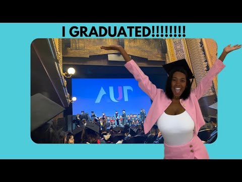 Guess who's a graduate?! The American University of Paris Class of 2022 Commencement Ceremony VLOG