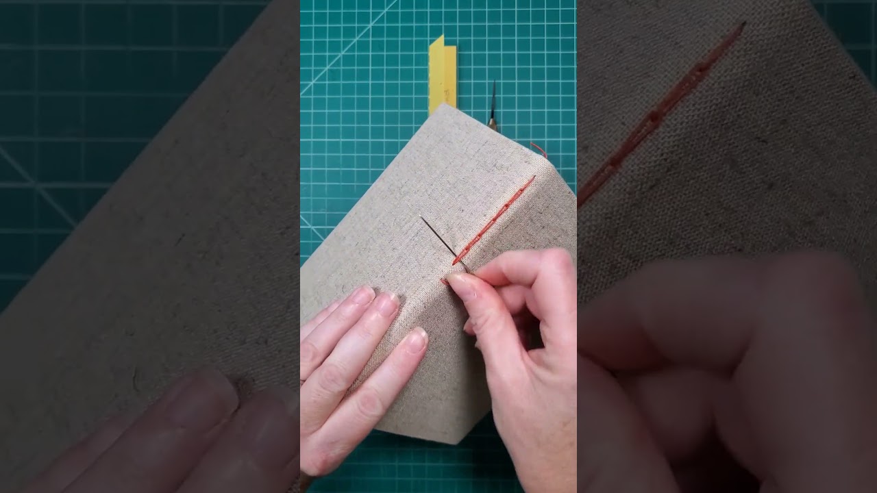 Chain Stitch // Simple Bookbinding Technique by Stoneburner Books #bookbinding #bookbindingtutorial