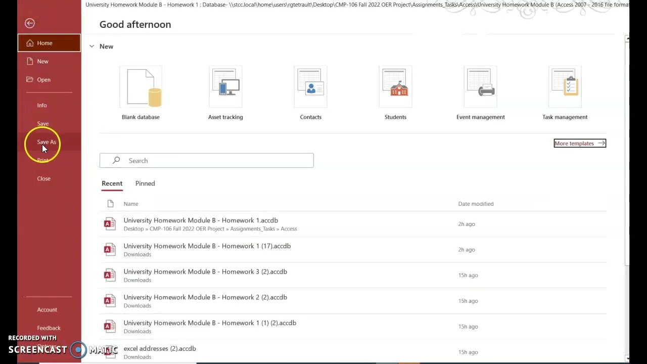 Database Module B - Homework 3