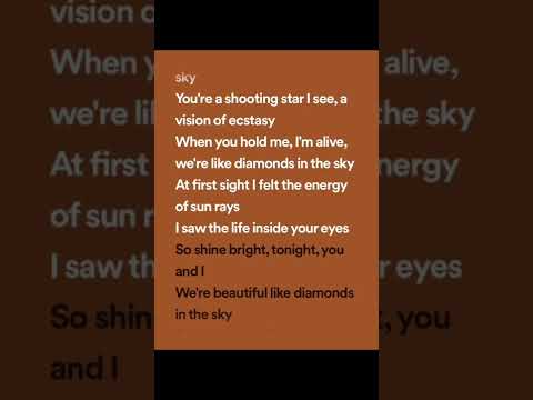 Rihanna - diamonds (Lyrics spotify version)