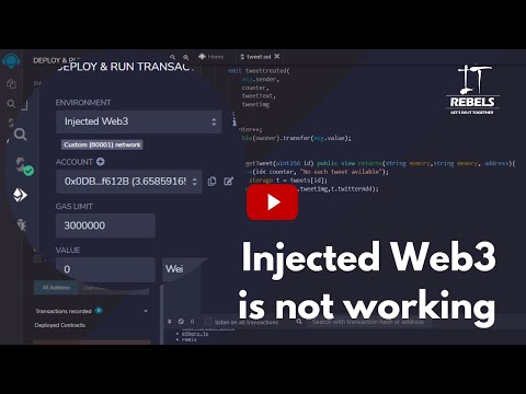 [Solved] Injected Web3 is not working in (Remix IDE) Browser-Solidity | English