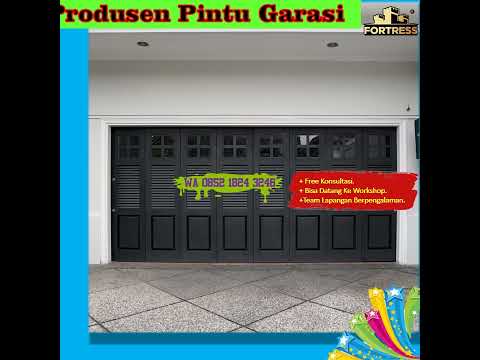 CUSTOM SIZE !! Wa 0852 1824 3246 Pabrik Pintu Garasi Mobil Besi Fortress Untuk Sekolahan Di Madiun