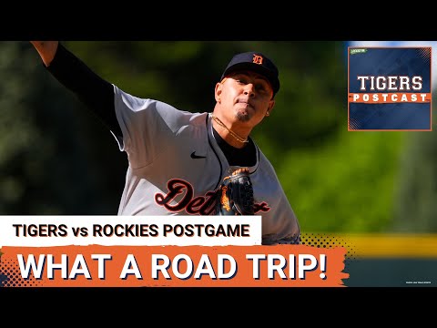 TIGERS POSTCAST: WHAT A ROAD TRIP! Detroit Tigers SWEEP Colorado Rockies, Finish Road Trip 7-3