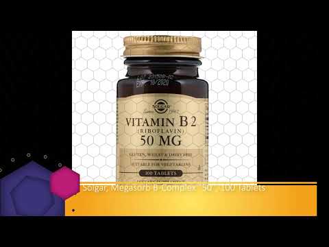 Solgar, Megasorb B-Complex "50", 100 Tablets
