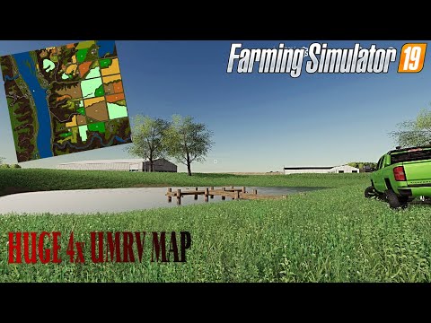 UMRV MAP - First Impression - Map Tour (IOWA) Crazy Huge Detailed Map [FS19]