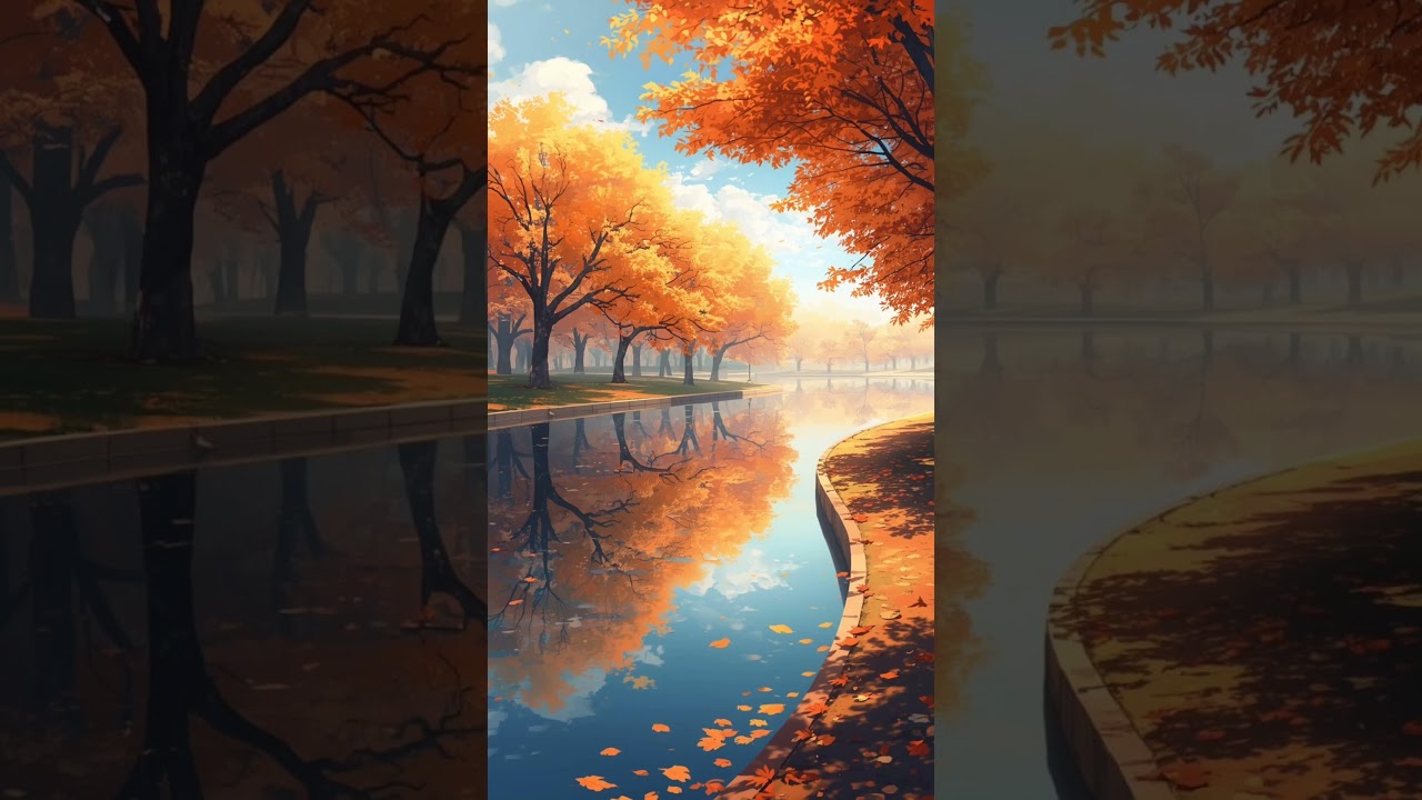 Spring Live Wallpaper 4K | Gorgeous Cherry Blossom Path 🍁🍁 #wallpaper #background #spring #viral