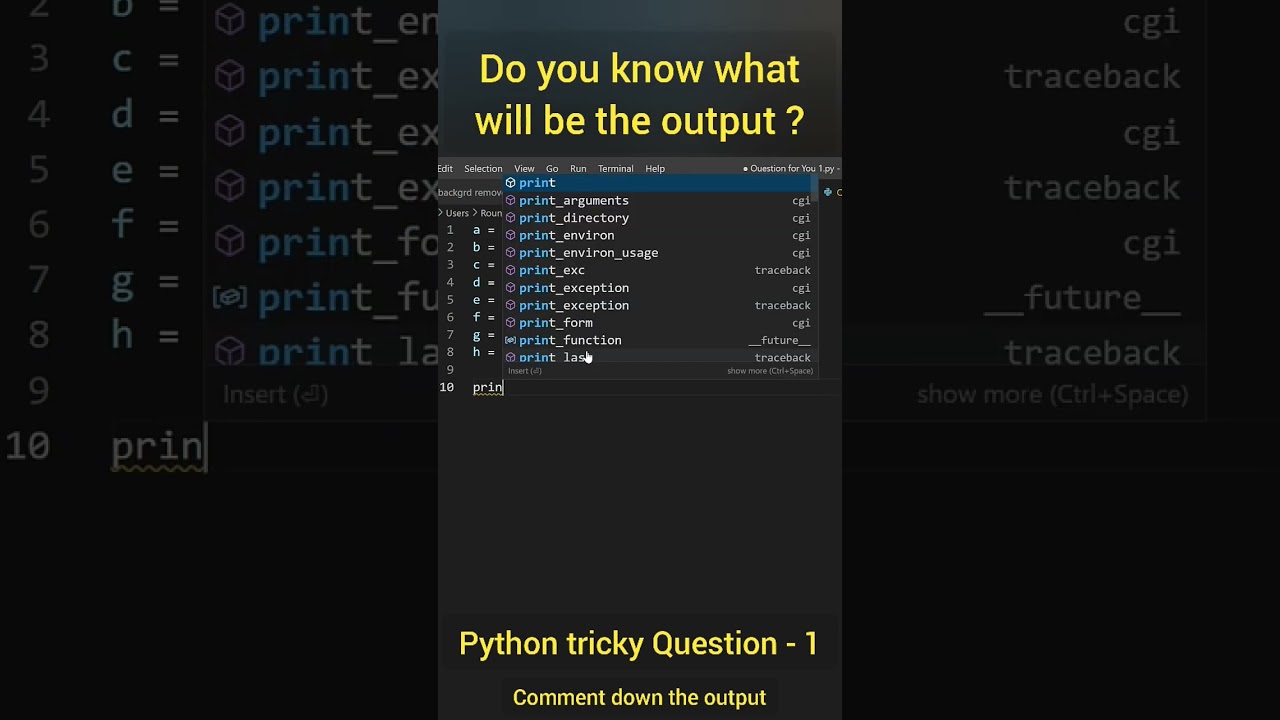 If you are a python programmer than this tricky Question is for you 😵 #python  interview question
