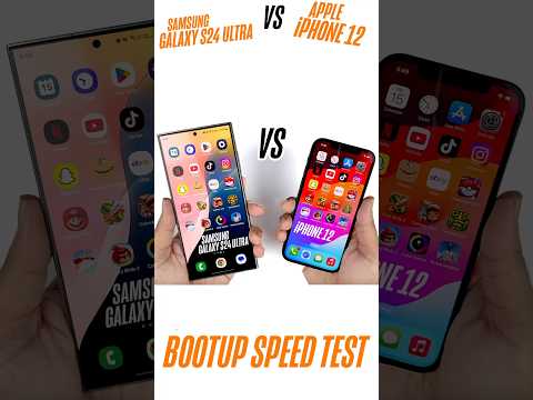 iPhone 12 vs Samsung Galaxy S24 Ultra - Speed Test #iphone12 #s24ultra #speedtest
