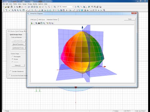 CSI Column-Design of Circular Column Section