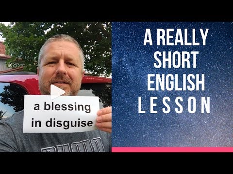 Meaning of A BLESSING IN DISGUISE - A Really Short English Lesson with Subtitles
