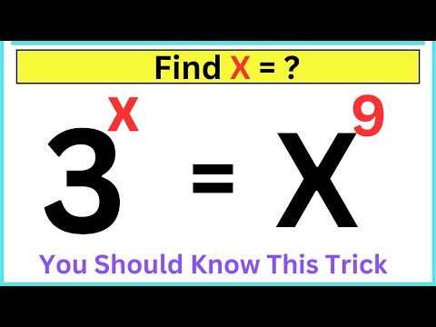 A great math olympiad question | Power rules | Find X