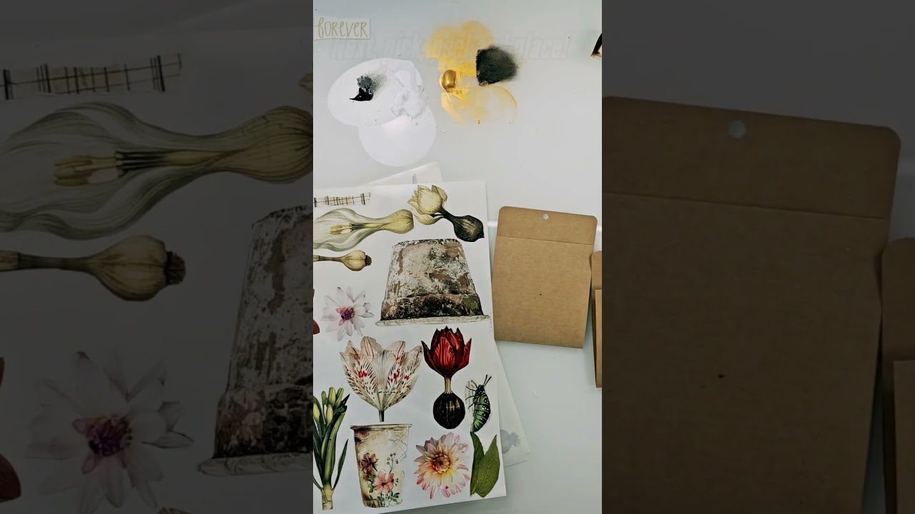 Cat Kerr using How Does Your Garden Grow, a collaboration between Collage Soup & Tiffany Sharpe.