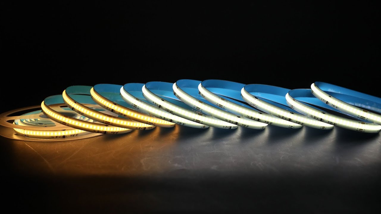 CCT Color Temperatures Chasing Effect In Dotless COB LED Strip - superlightingled