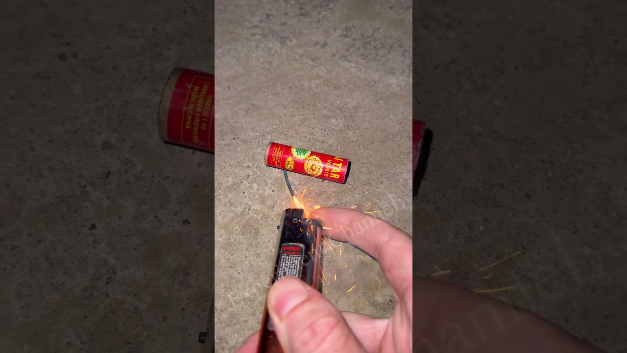 Testing Spinning Cracker #shorts #firework #cracker #trick #diy #lifehack