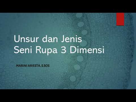 Unsur dan Jenis Seni Rupa 3 Dimensi