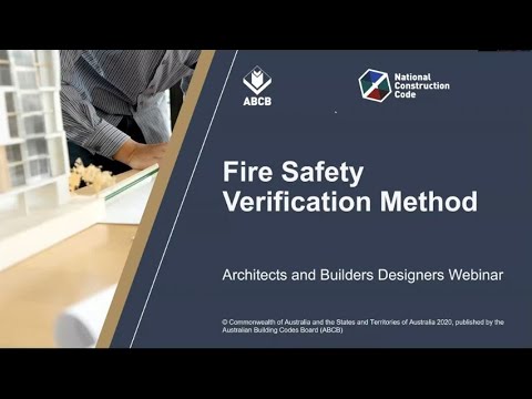 Fire Safety Verification Method: Architects and Builders Designers webinar