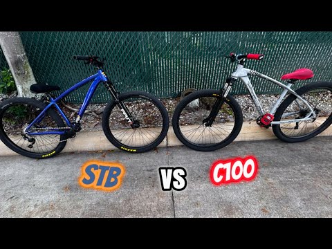 STB VS C100 WHICH IS THE BETTER MOUNTAIN WHEEIE BIKE??!?