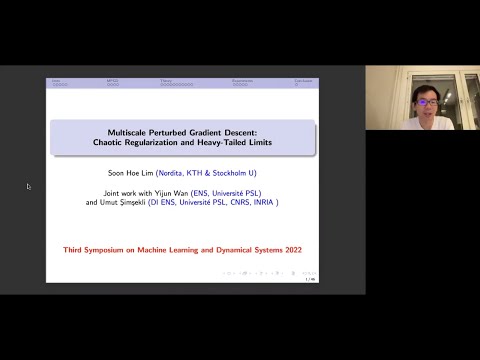 Multiscale Perturbed Gradient Descent: Chaotic Regularization and Heavy-Tailed Limits