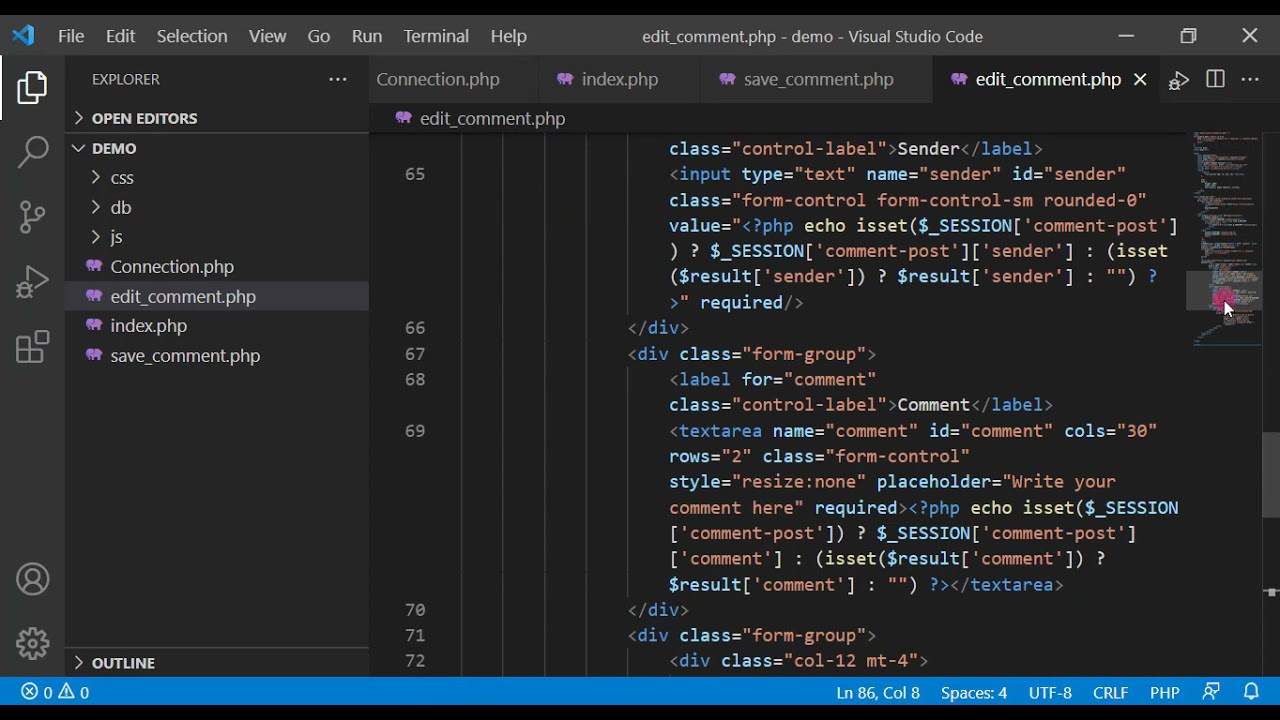 Creating a Simple Comment Section using PHP and SQLite