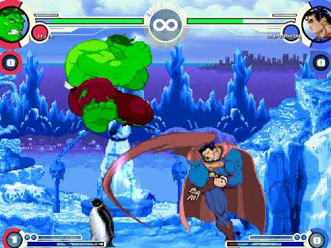 Mugen fights hulk vs superman