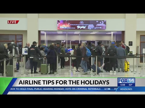 Blue Grass Airport shares holiday air travel tips