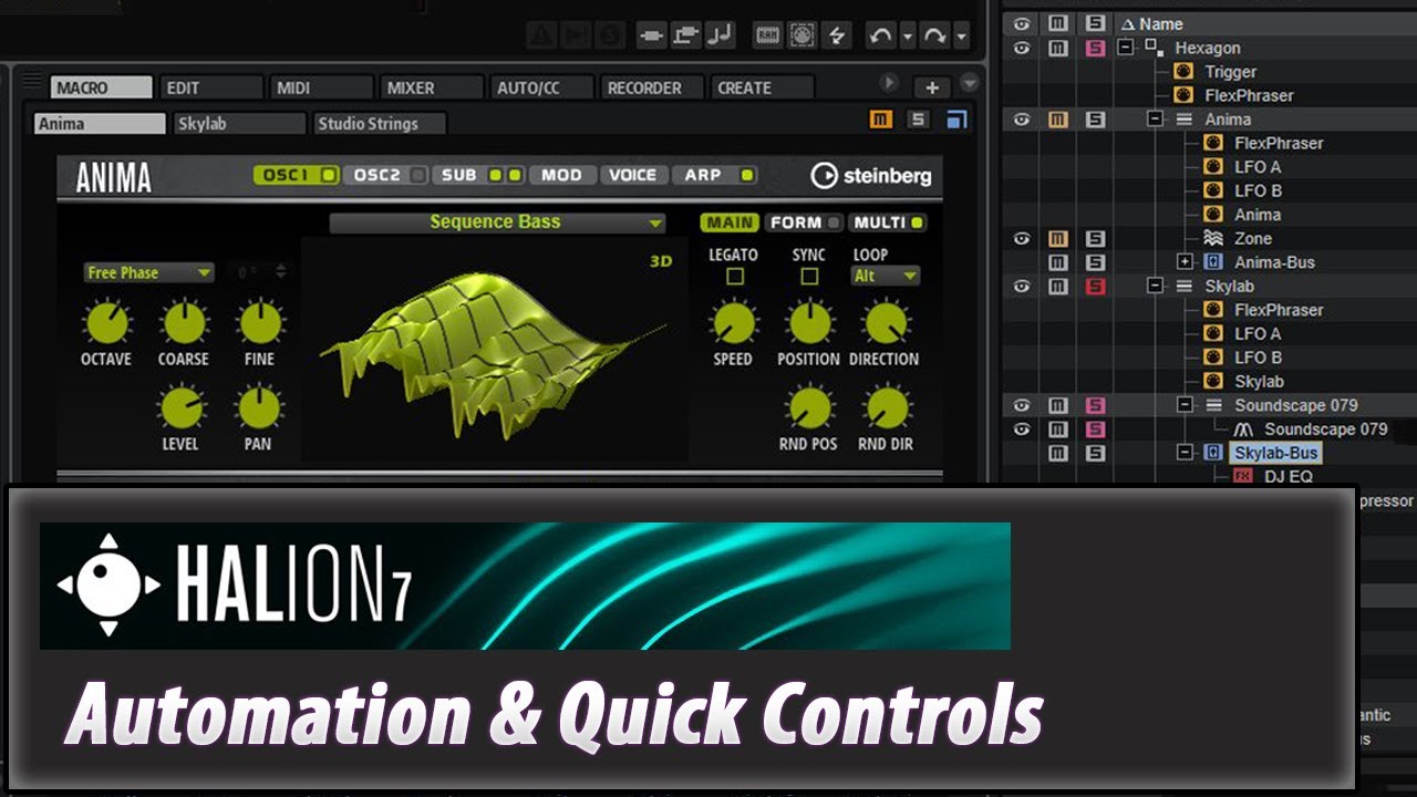 Halion 7 Tutorial #23 - Automation and Quick Controls