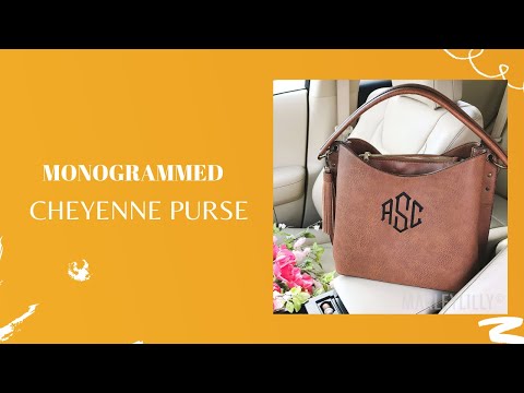 Monogrammed Cheyenne Purse