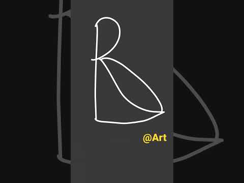 Letters drawing animals | #animals #art #drawing #viral #shorts
