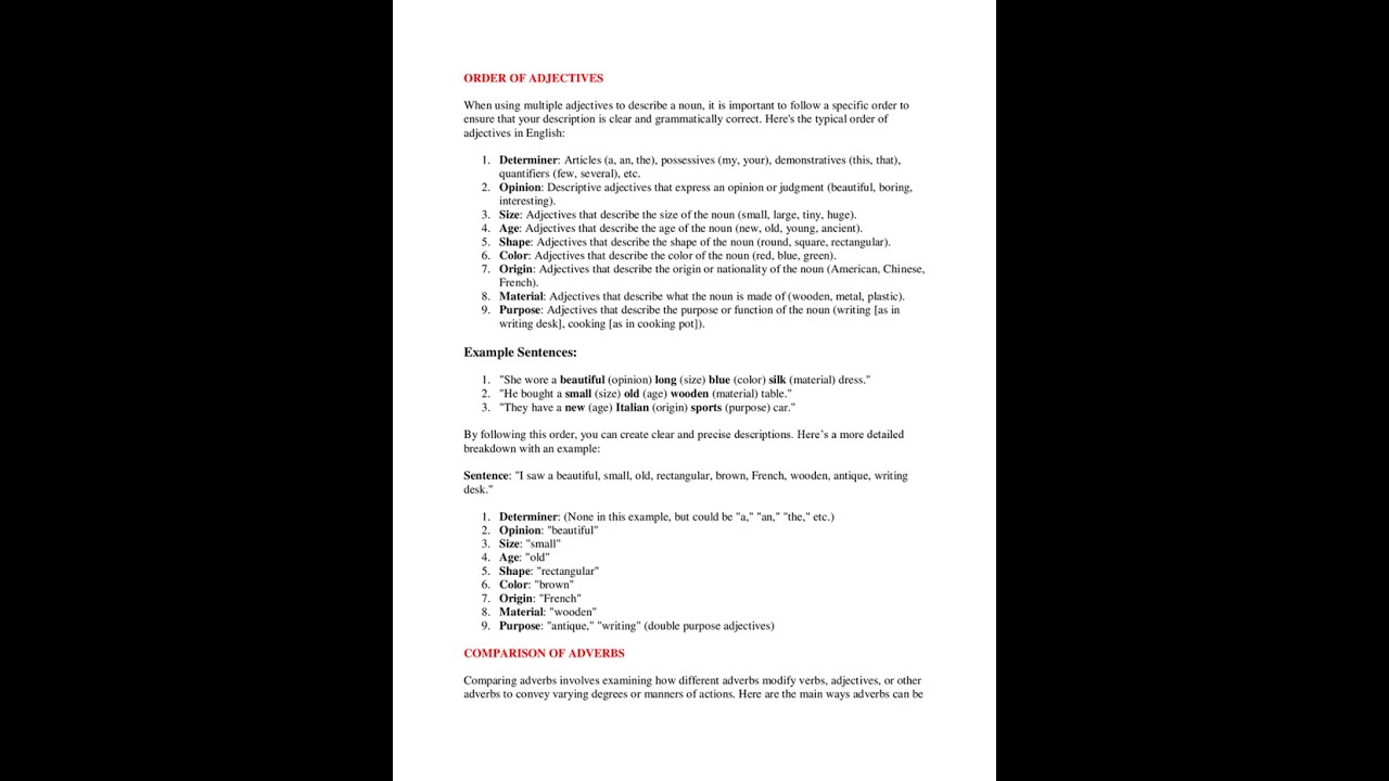 Grade 9 English Notes (Term 1, 2, and 3)