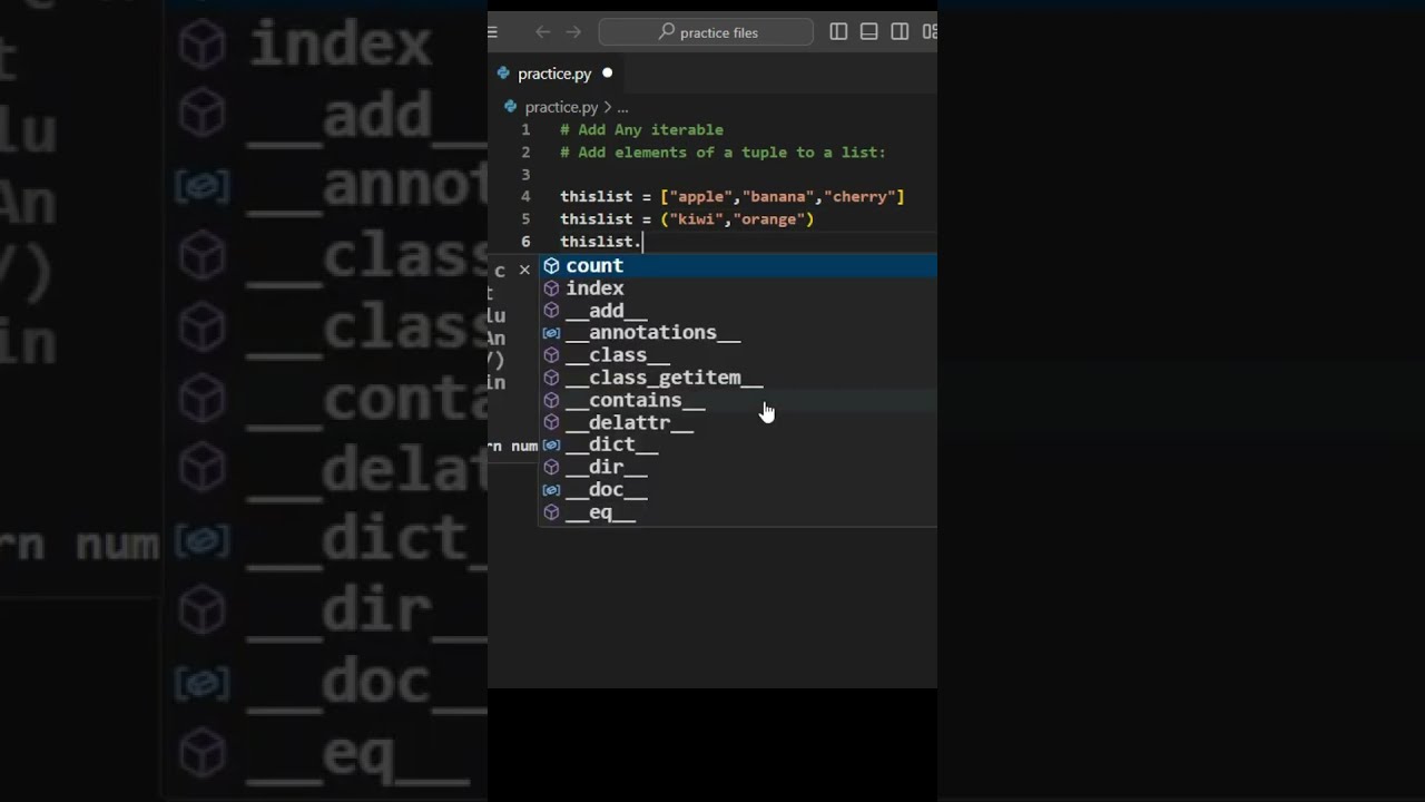 Add Any iterable | #python #coding #learnpython #pythonforbeginners #code