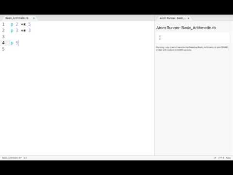 Learn Learn to Code with Ruby Section 02 Lesson 04 Basic Arithmetic in Ruby - Mind Luster