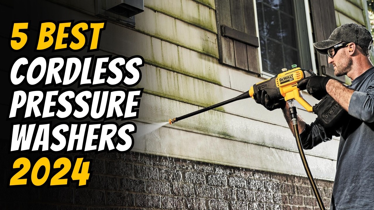 5 Best Cordless Pressure Washer 2024 - Watch This Before You Buy One!