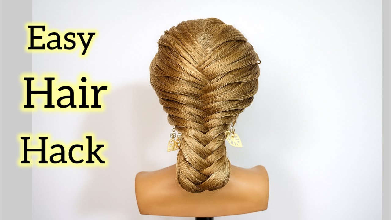 Easy Hair Hack for an Elegant Braided Updo