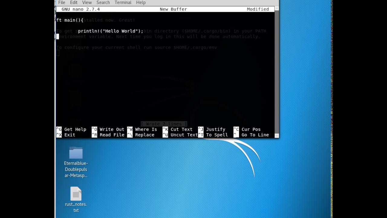 Rust Programming- Hello World