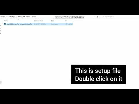 How to install Oracle 10g edition on windows 10 and run SQL query