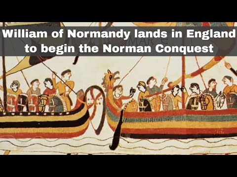 28th September 1066: William of Normandy lands in England