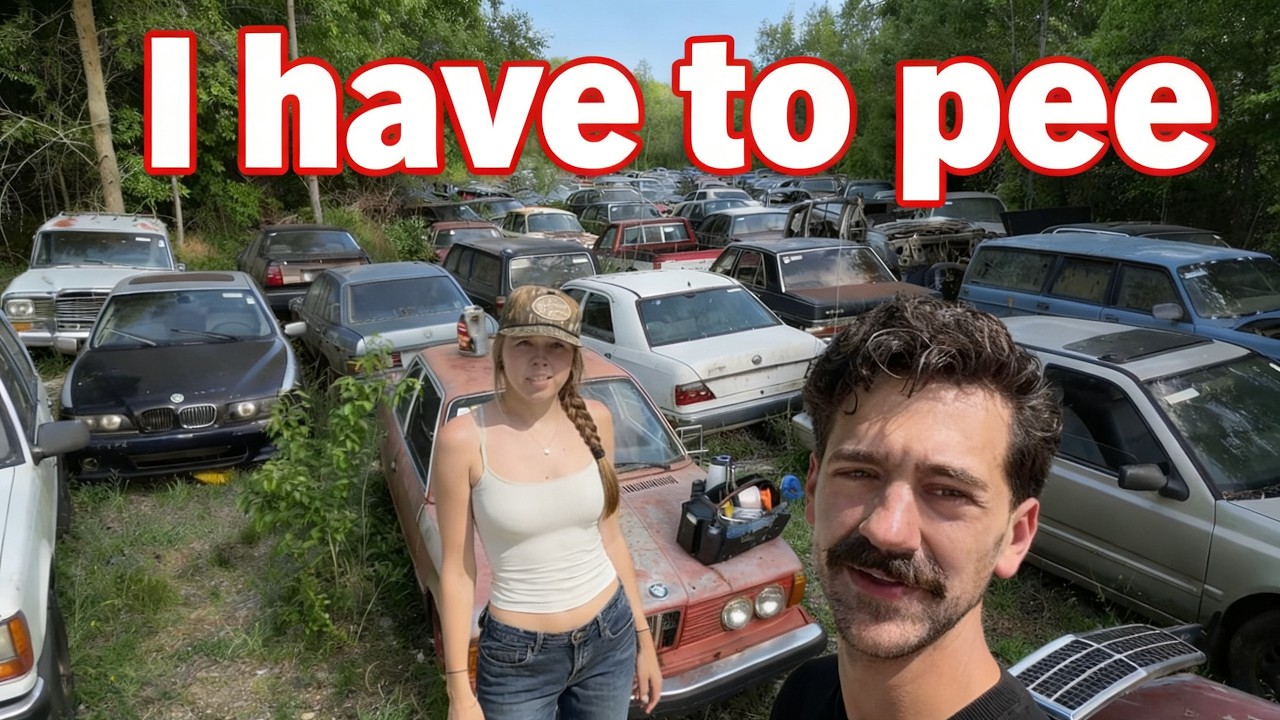 Trapped in a Junkyard Until We Drive a Car Out.