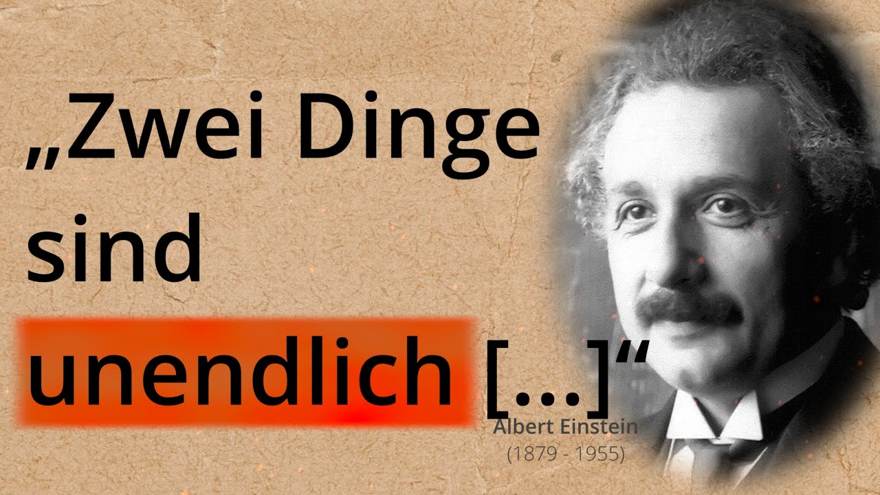 Albert Einstein | Die besten Zitate und Weisheiten