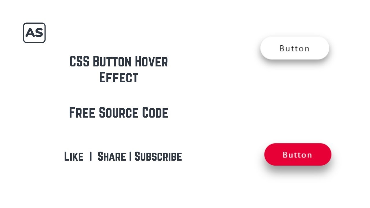 CSS Button Hover Effect | Box Shadow In Button