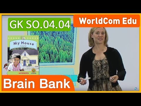 Guided Readers | Brain Bank GK Social studies | 04. My House | Kids Vocabulary