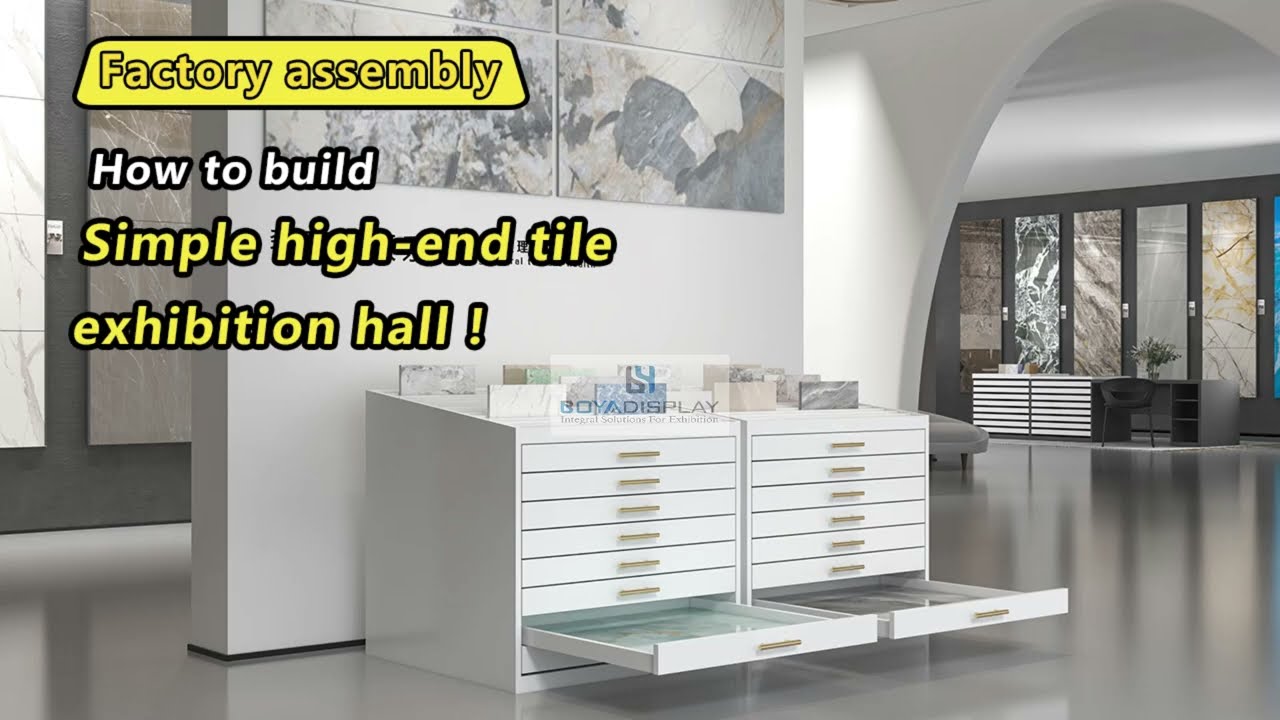 Drawer Slot Display Cabinet - stonedisplayracks.com