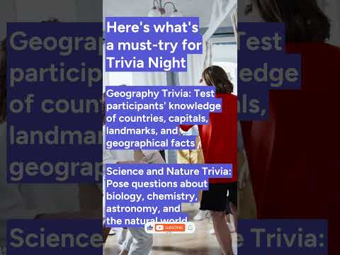 Here's what's a must try for Trivia Night