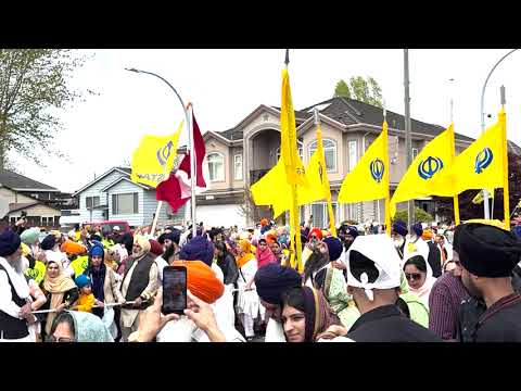 Surrey Canada Vaisakhi Nagar Kirtan 2024 | Full HD