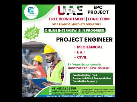 11-May-2025 Interview | Gulf Job Urgent Vacancy | Saudi, Qatar, Oman, Kuwait, Bahrain, Dubai, Aramco