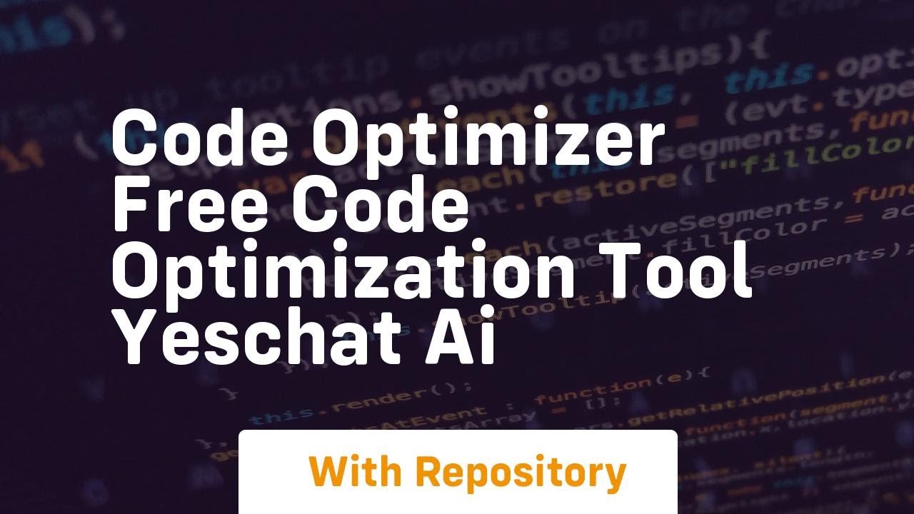 code optimizer free code optimization tool yeschat ai