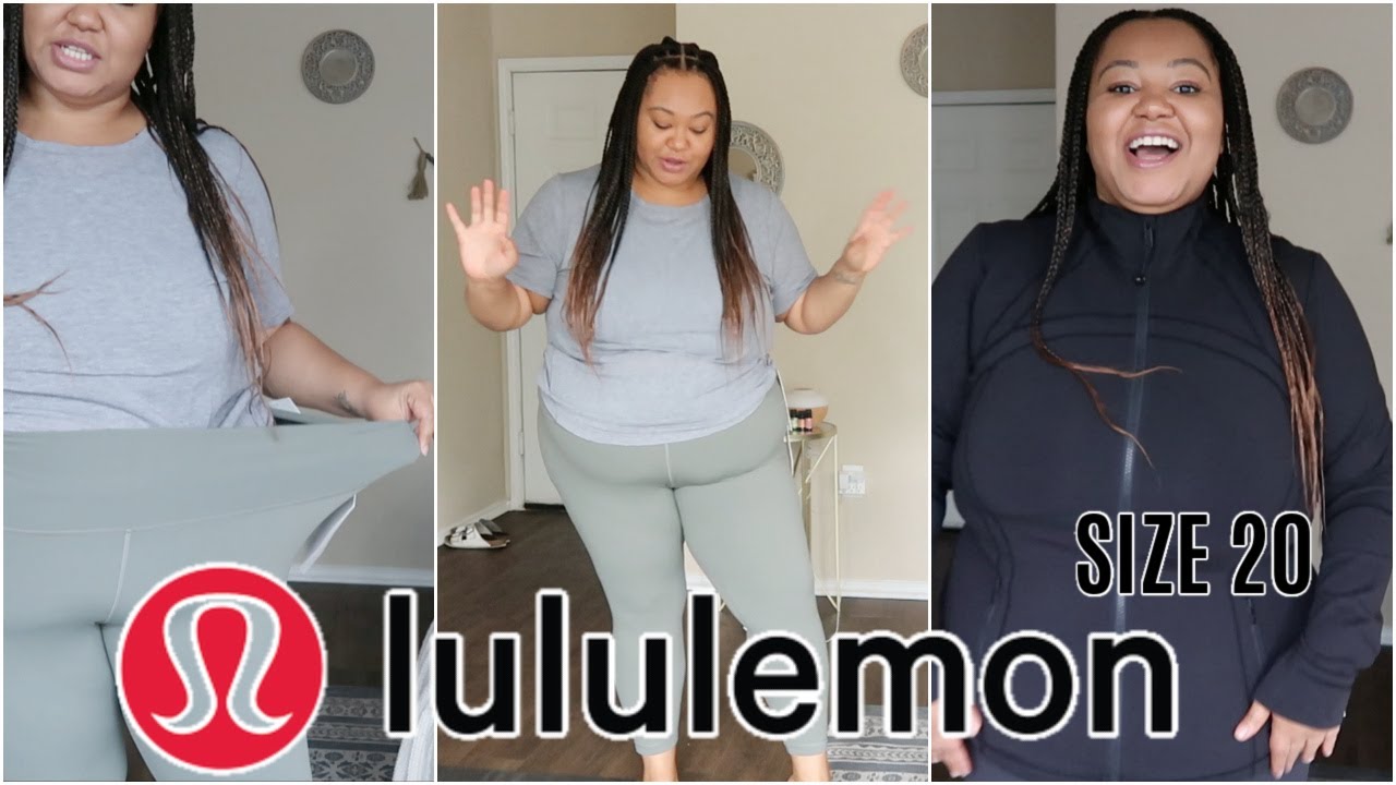 Lululemon PLUS SIZE try-on haul | SIZE 20! ( new sizes)