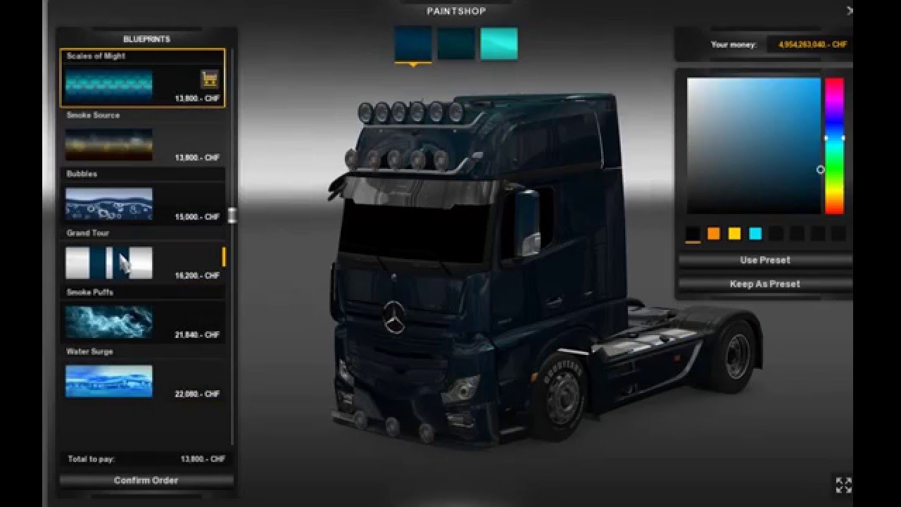 Mercedes Benz MP4 - ETS 2
